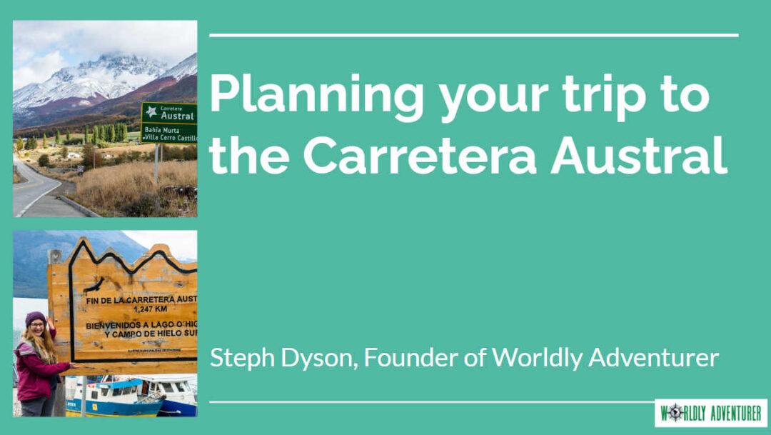 South America travel webinars - Worldly Adventurer